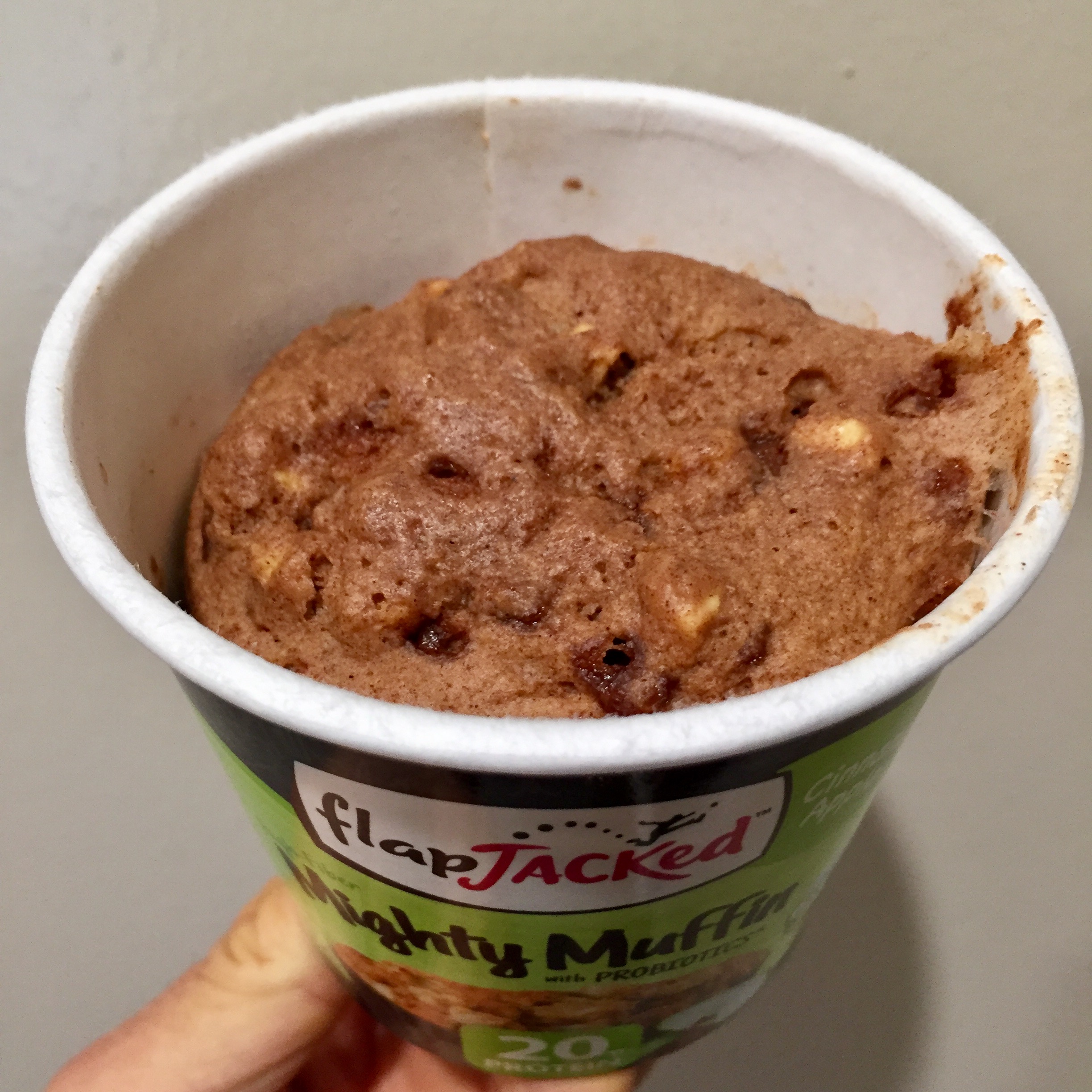 REVIEW: flapJACKed Cinnamon Apple Mighty Muffin | Sean's Skillet